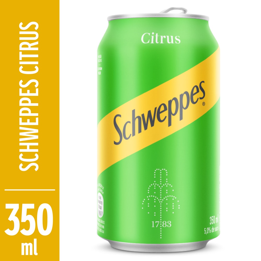 Schweppes Citrus Lata 350ml - Gimba