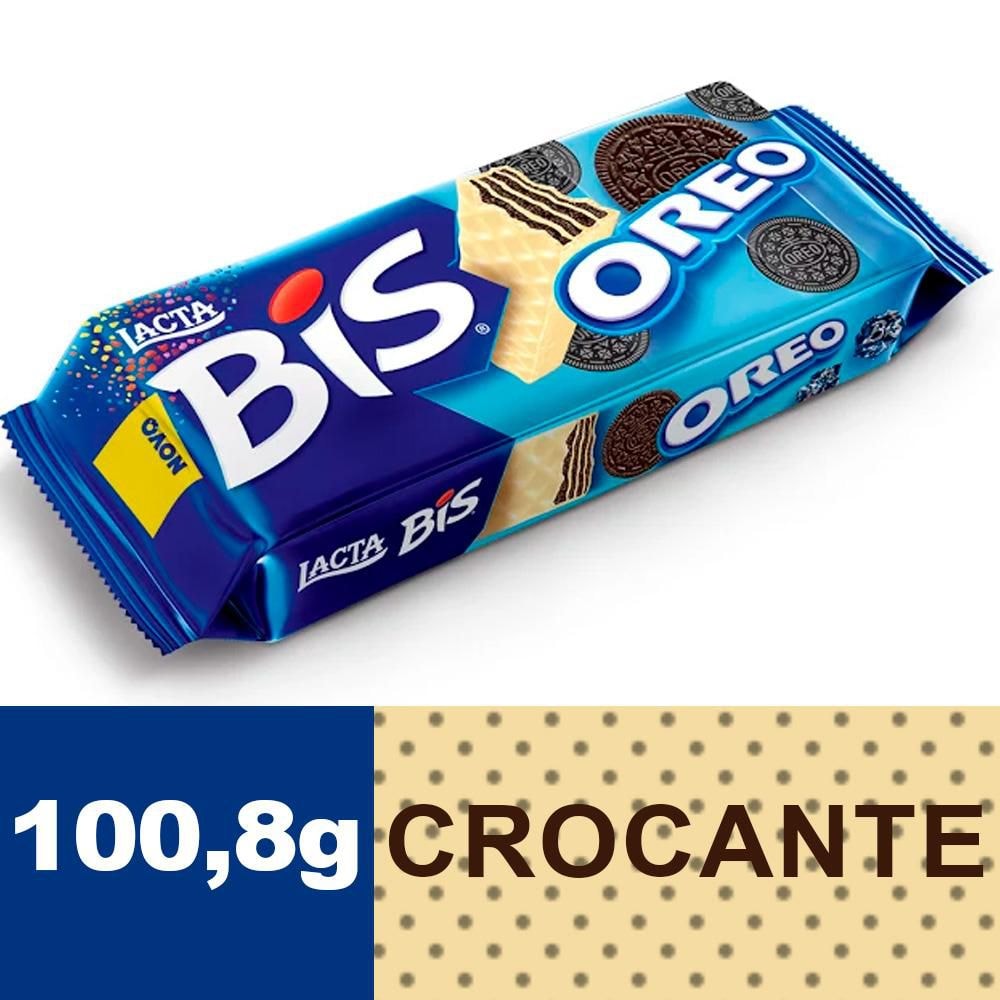 Chocolate Bis Oreo 100,8g 1 PT Lacta - Gimba