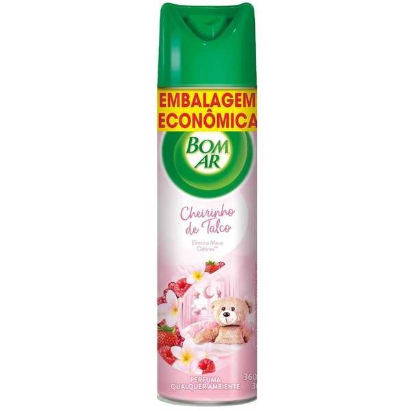 Odorizador de Ambientes Bom Ar Air Wick Aerossol Cheirinho de Talco ...