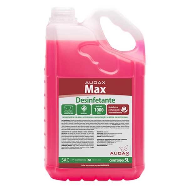 Desinfetante Concentrado Lavanda Max 5L Rende Até 1000L 1 UN Audax - Gimba