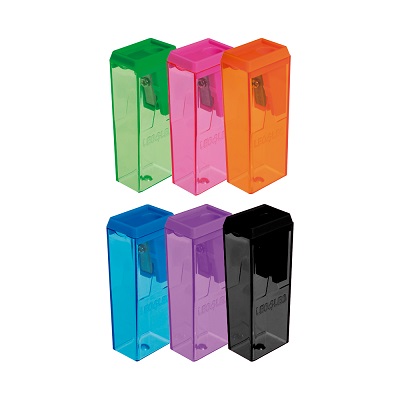 Apontador com Depósito Cores Sortidas 6CM 4531 LEO E LEO - Gimba