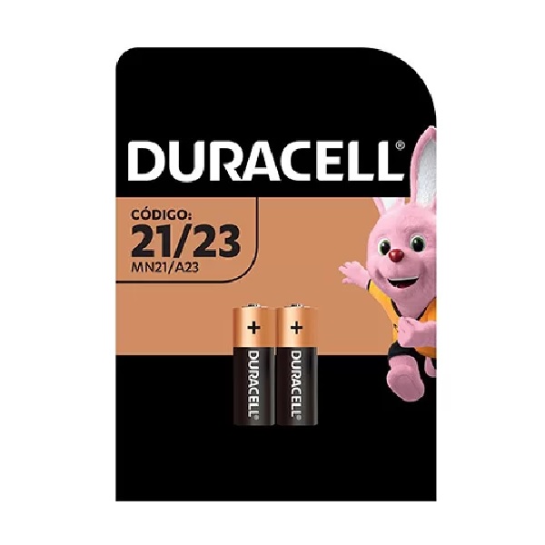 Pilha Mini Alcalina Duracell MN21/A23 PCT C/ 2 UN - Gimba