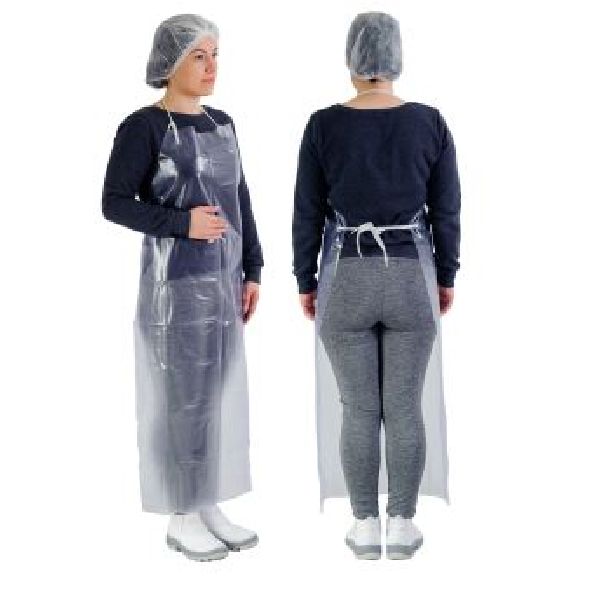 Avental Descartável Prevemax Transparente em PVC com Cordão Nylon Solto ...