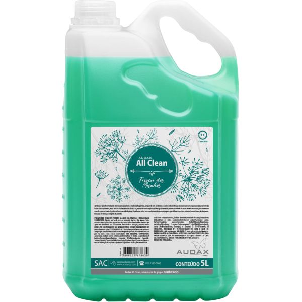 Sabonete Líquido Perolado Erva Doce All Clean 5L 1 UN Audax - Gimba