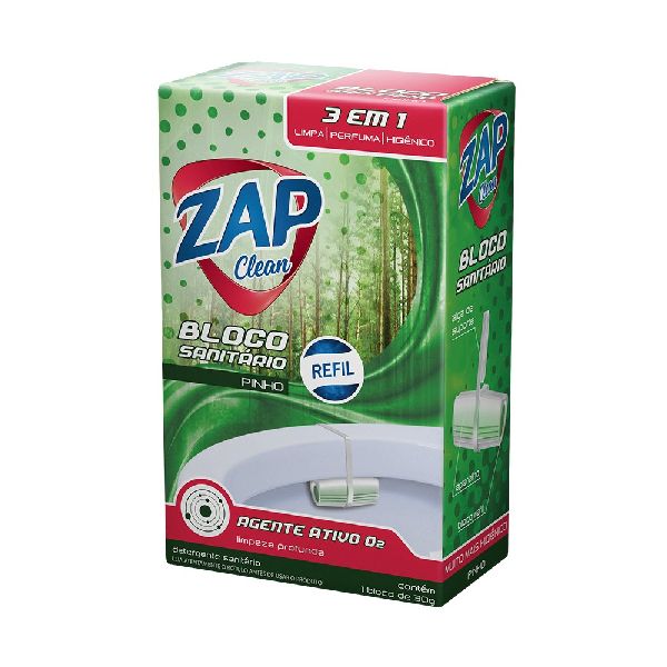 Refil Sanitario Pinho 30g 1 UN Zap Clean - Gimba