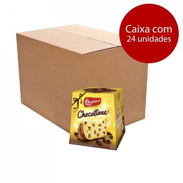Mini Chocottone 80g CX 24 UN Bauducco - Gimba