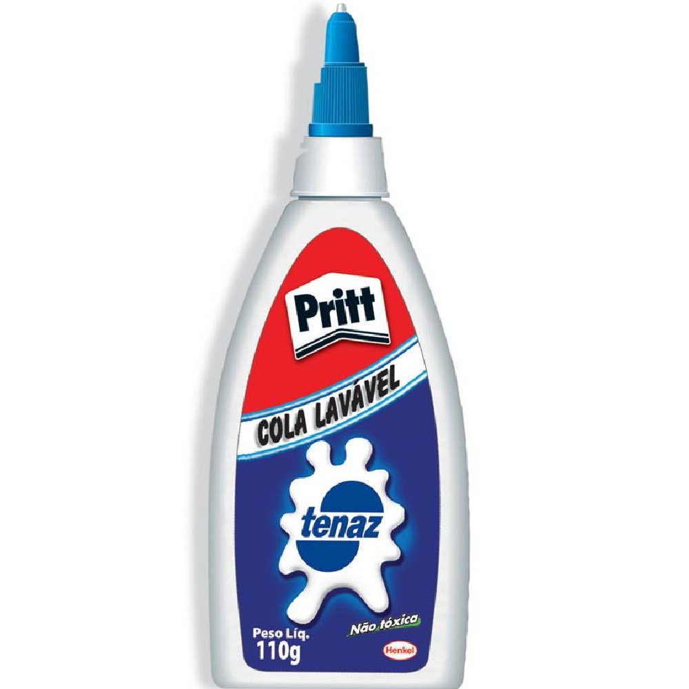 Cola Líquida Pritt Tenaz Branca 110g 1 UN Henkel - Gimba